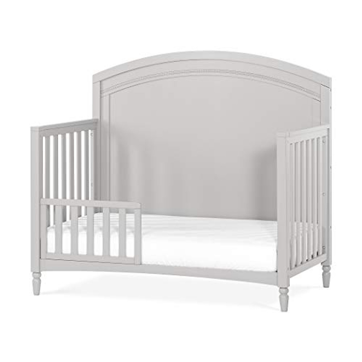 Child Craft Stella 4-in-1 Convertible Crib, Baby Crib Converts to Day Bed, Toddler Bed and Full Size Bed, 3 Adjustable Mattress Positions, Non-Toxic, Baby Safe Finish (Gentle Gray)