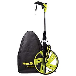 Calculated Industries 6540 Wheel Master Pro 12 Commercial Grade Feet-Inch Distance Measuring Wheel; + FREE Carrying Pack