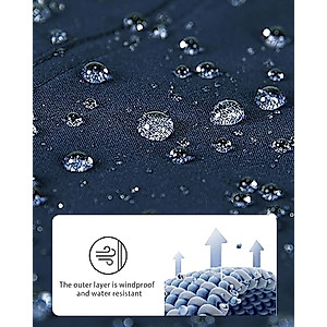 MAGCOMSEN Tactical Pants Men Waterproof Pants Camping Pants Hiking Pants Winter Pants Skiing Pants Snow Pants Black