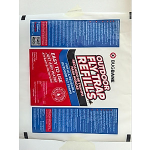 3 Reusable Fly Traps Outdoor Fly Traps with 6 Natural Fly Magnet Bait Refill. Flies Trap Outdoor Reusable Fly Trap Jar Fly Trap Fly Catchers Outdoor Fly Bait Fly Bags Flytraps Stable Fly Trap Bait