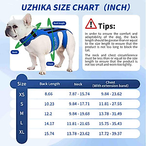 Uzhika Dog Back Brace for IVDD Dogs Arthritis, Spinal Injury, Back Protector Pain Relief, Spinal Surgical Recovery and Rehabilitation - Pet Back Bracer (X-Small)