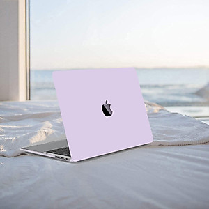 Anban Compatible with MacBook Pro 13 inch Case 2025 2024 2023 M2, 2022-2016 M1 A2338 A2251 A2289 A2159 A1989 A1708 A1706, Plastic Laptop Hard Shell Case +Keyboard Cover +Screen Protector, Purple