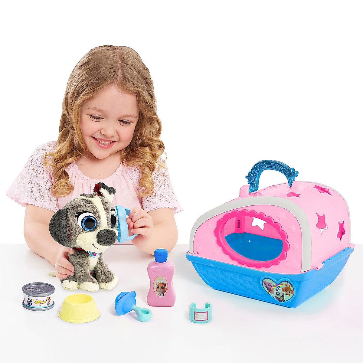 Disney Jr T.O.T.S. Care for Me Pet Carrier Pablo the Puppy (9 pieces)