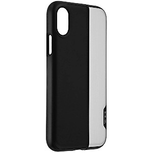 TUMI Vertical Slider Case Series Cover for Apple iPhone X 10 - Black/Silver