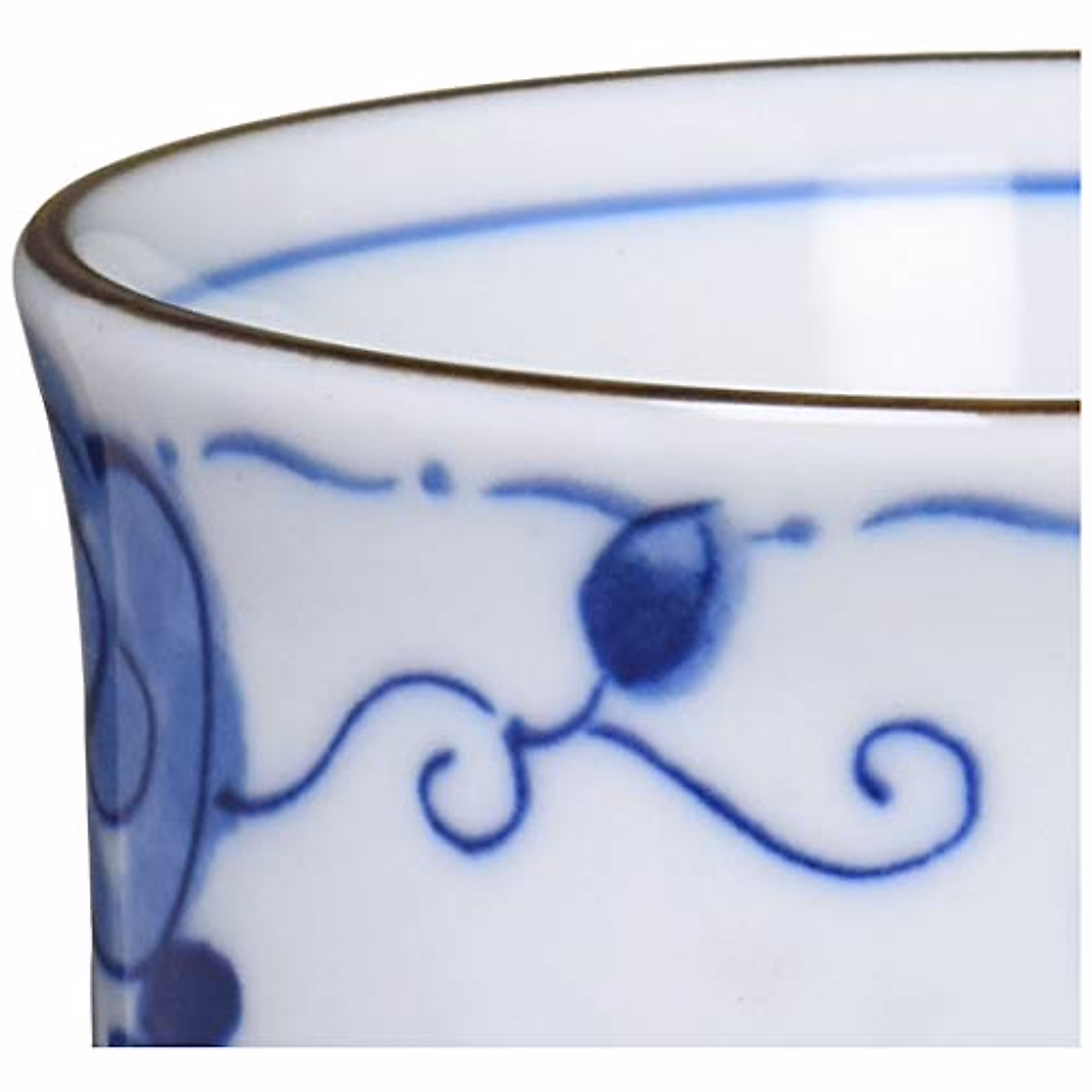 Sanrio 307132 Hello Kitty Blue Rose (Dyed) Tea Cup (with Gift Box), 6.8 fl oz (200 ml), White