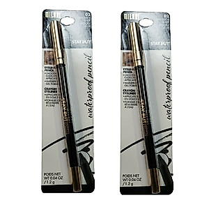 Pack of 2 Milani Stay Put Waterproof Eyeliner Pencil, Stay With Slate (02)