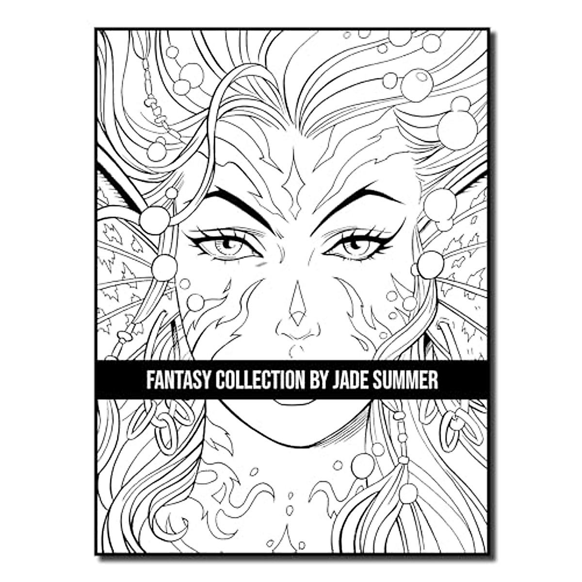 Fantasy Collection: An Adult Coloring Book with 100+ Incredible Coloring Pages of Mermaids, Fairies, Vampires, Dragons, and More!