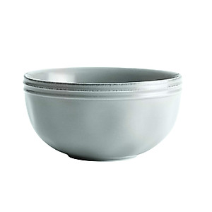 Rachael Ray Cucina Dinnerware 16-Piece Stoneware Dinnerware Set, Sea -Salt Grey