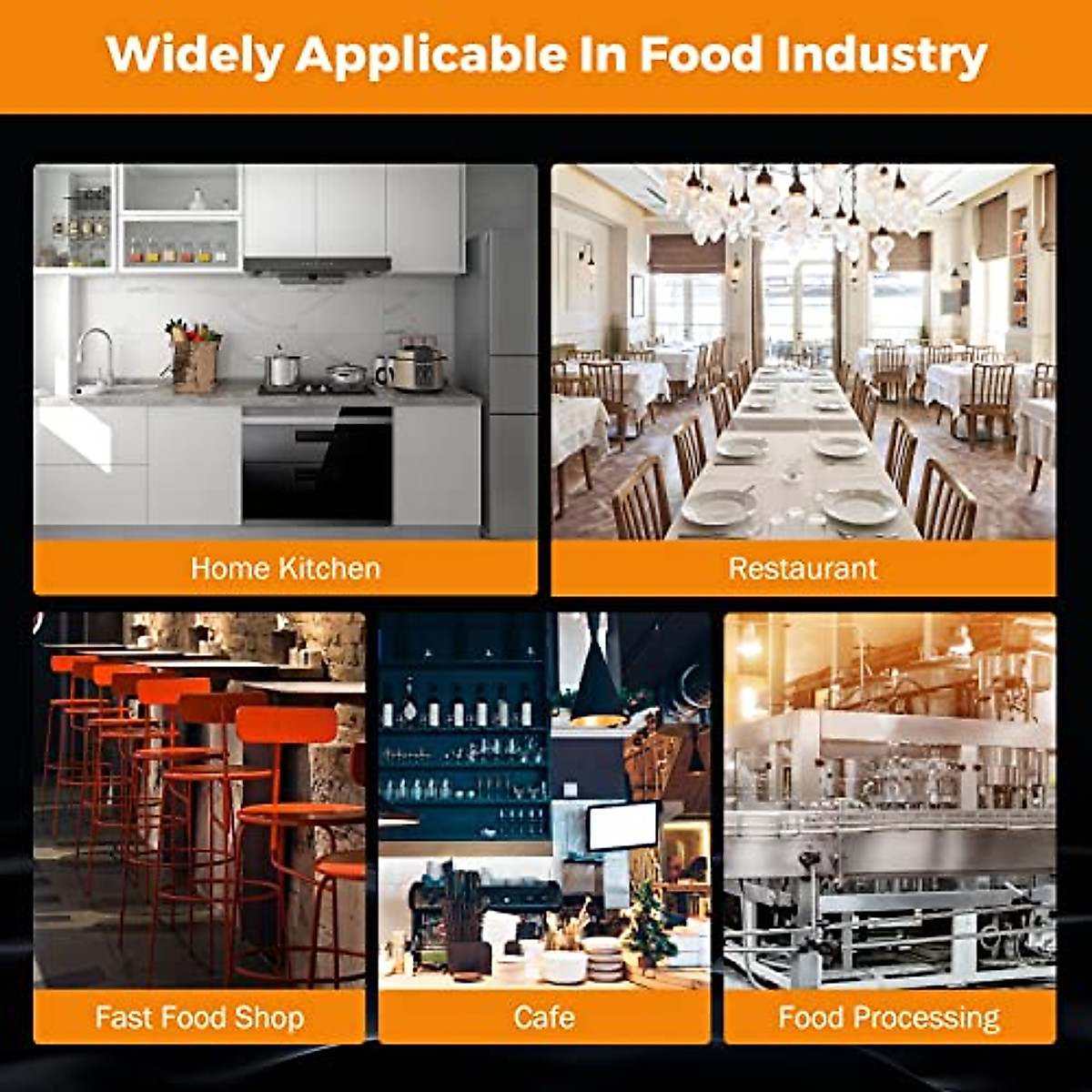 BEAMNOVA Commercial Grease Trap 40lbs Stainless Steel Interceptor, Side Inlet for Restaurant Food Truck Home Kitchen Tools