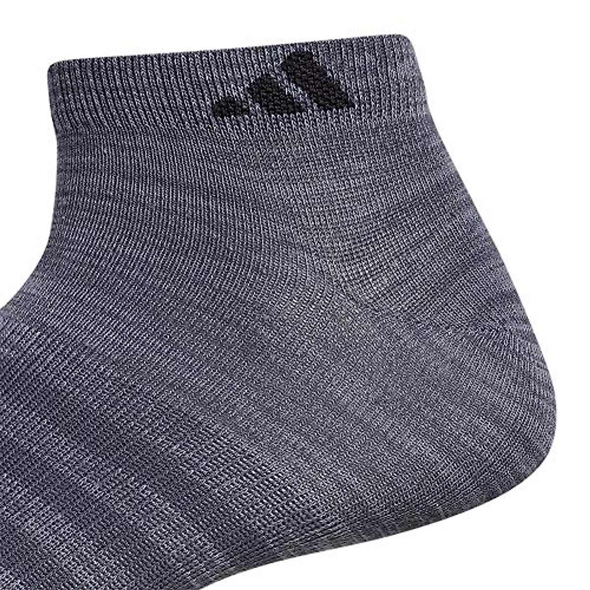 adidas Men's Superlite Low Cut Socks (6-Pair), Onix Grey/Grey/Black, Large