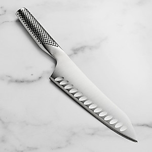 Global 7" Asian Chef's Knife with Hollow Edge