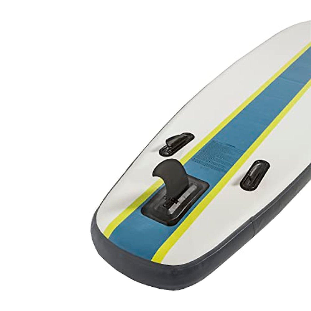 Blue Water Toys Inflatable Crossover Stand Up Paddle Board/Kayak Kit - Pump, Backpack, Coil Leash, Paddles, Detachable Seat, SUP 300 Pound Limit, 10 Feet by 32 Inches