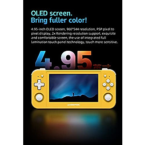 RG505 Video Game Handheld Game Console Have Android 12 System and Unisoc Tiger T618 CPU, Compatible with Google Play Store