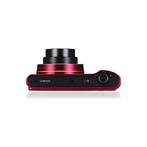 Samsung WB30F 16.2MP Smart WiFi Digital Camera with 10x Optical Zoom and 3.0" LCD Screen (Red) (OLD MODEL)
