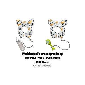 Little Bums Infant Neck Support, u-Shape Travel Pillow (Unicorn)