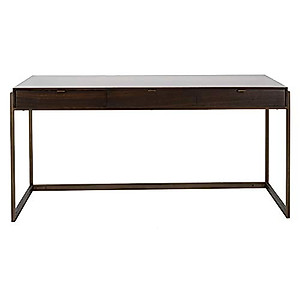 Safavieh Couture Collection Genevieve Smoked Eucalyptus 3-Drawer Writing Desk