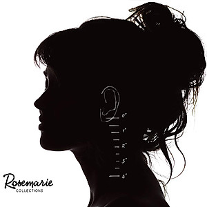 Rosemarie & Jubalee Women's Get Wild Leopard Print Pave Crystal Ball Drop Earrings (Double Ball Bar Gold Tone Fish Hook, 2.5")