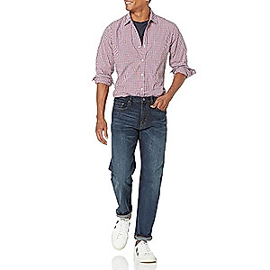 Amazon Essentials Men's Athletic-Fit Stretch Jeans - Dark Wash, 36W x 30L