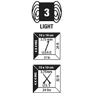 Patons Grace Clay Yarn - 6 Pack of 1.75oz/50g - Cotton - 3 DK - 136 Yards - Knitting/Crochet