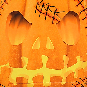 Women's Sweatshirt Thenlian Mens Casual Scary Halloween Lover 3D Print Party Long Sleeve Top Blouse(XXL, Yellow)