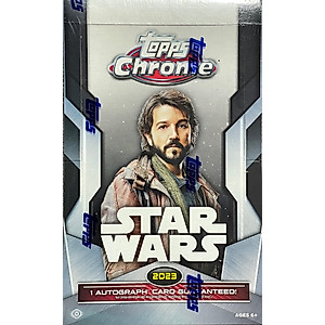 2023 Topps Star Wars Chrome Trading Card Hobby Box 1 Autograph Per Box
