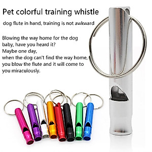 Buyter 2 PCS Dog Whistle | Ultrasonic Patrol Sound Dog Barking Barking Control Whistle | Pet Training Behavior Aids Anti Lose Flute for Small, Medium, and Large Dogs