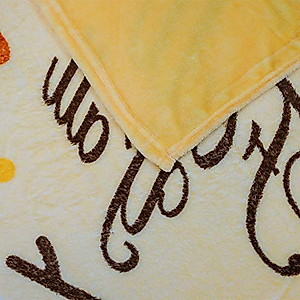 Infinity Republic It's Fall Y'all Holidays Super Plush Blanket - 50x60 Soft Throw Blanket - Perfect for Cuddle Season & Holiday Gifts!