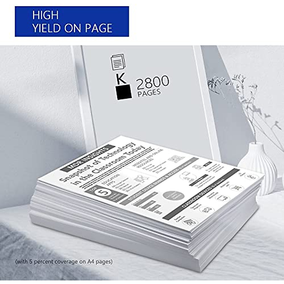 TN660 High Yield Black Toner Cartridge 2PK TN-660 ： VASERIK Compatible Replacement for Brother HL-L2300D HL-L2320D HL-L2340DW Printer