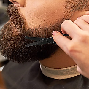 Honoson 4 Pieces Nose Hair Tweezers Nose Hair Trimming Tweezers Stainless Steel Round Head Tweezers Hair Scissors Curved Nose Hair Scissors Hair Tweezer Tools for Men Women Manicure