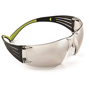 3M Securefit SF410AS Mirror Polycarbonate Standard Safety Glasses - 99.9% UV Protection - Wrap Around Frame - 70071650975 [PRICE is per EACH]