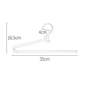 IULJH Pants Rack Wardrobe Multi-Functional Seamless Hanger Pants Hanger Household Multi-Layer Pants Storage Artifact