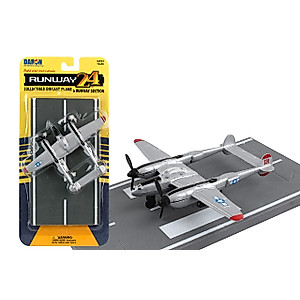 Daron Worldwide Trading Runway24 P38J Vehicle, Silver