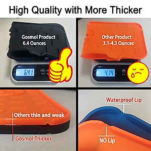 Kitchen Faucet Sink Splash Guard, Silicone Faucet Water Catcher Mat – Sink Draining Pad Behind Faucet, Grey Rubber Drying Mat for Kitchen