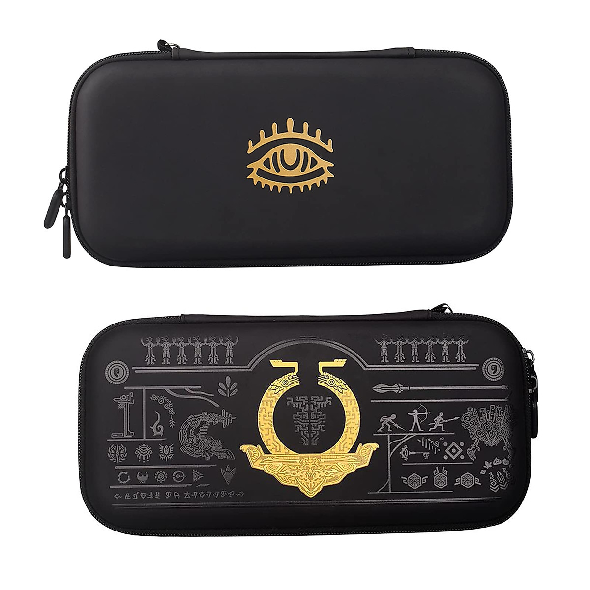 VGBUS Switch Case Compatible with Nintendo Switch Oled, Switch Oled Case Cover with Screen Protector,Playstand,Thumb Grip Caps for Nintendo Switch Oled(Tears of the Kingdom)