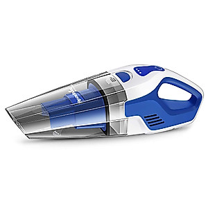 ReadiVac Kirby Storm Handheld, Wet & Dry Vacuum Cleaner, Powerful Cordless Hand Vac for Home & Car, Small Lightweight Handvac, 22.2volt Lithium-ion Rechargeable Battery, Medium, Blue