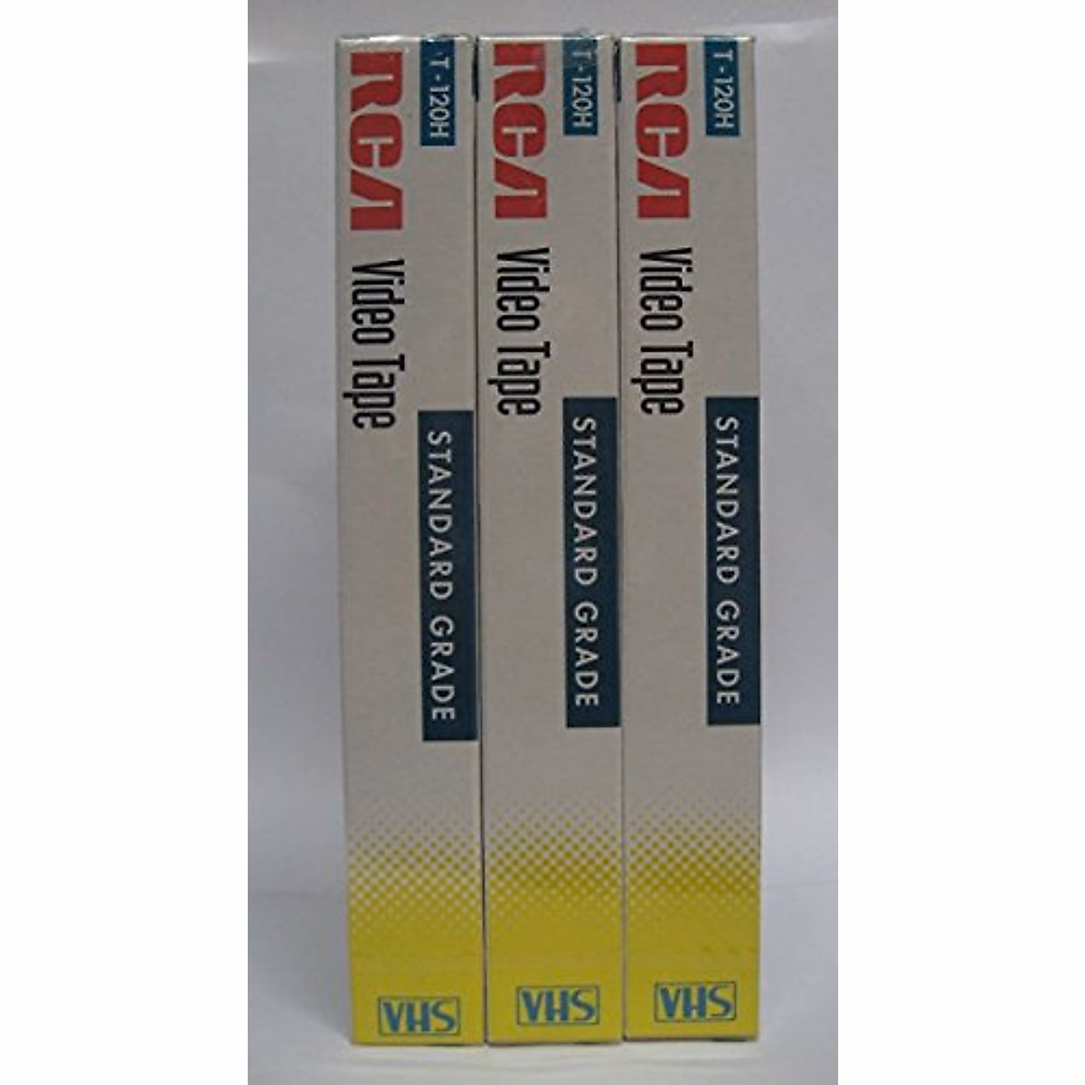 RCA T-120H VHS Video Cassette 120-Minutes (3-Pack) Blank Tapes Standard Grade by RCA