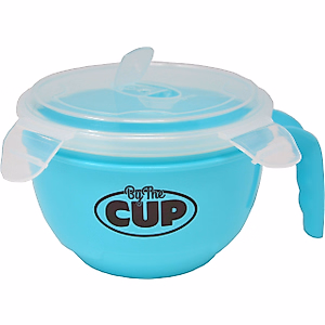 Kellogg's All-Bran Buds Cereal, 22 Ounce Box (Pack of 2) with By The Cup Cereal Bowl