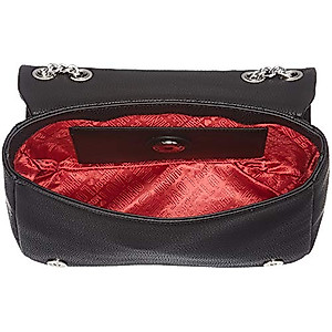 Love Moschino Borsa Pu Quilted, Women’s Satchel, Black (Nero), 10x17x28 cm (B x H T)