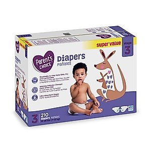 Branded Parent's Choice Diapers, Size 3, 210 Diapers, Branded Diapers with Fast delivery (Soft and Comfortable for Babies)