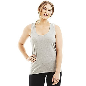 Caramel Cantina 3 Pack Cotton Racerback Tanktop (Large, Black/H.Grey/Mint)