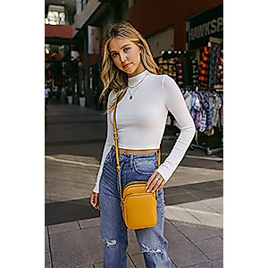 FashionPuzzle Multi Pocket Casual Crossbody Bag (Black) One Size