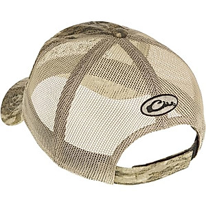 Drake Waterfowl Mesh-Back Camo Cap Mossy Oak Bottomland One Size Fits Most