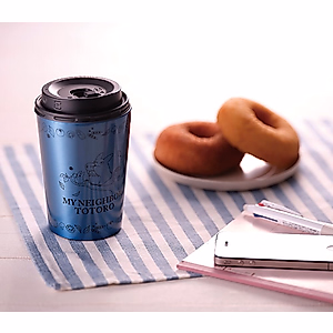 Skater STCV2-A My Neighbor Totoro Ghibli Thermal Insulated Convenience Store Coffee Stainless Steel Tumbler, 13.5 fl oz (400 ml), M