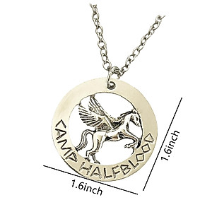 FJCPHAHA Wonderful Boutique Dia1.6in Necklace Gifts for Woman Men