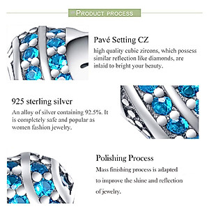 Birthstone Charm for Pandora Charms Bracelet Sterling Silver Bead Birthday Charms 03