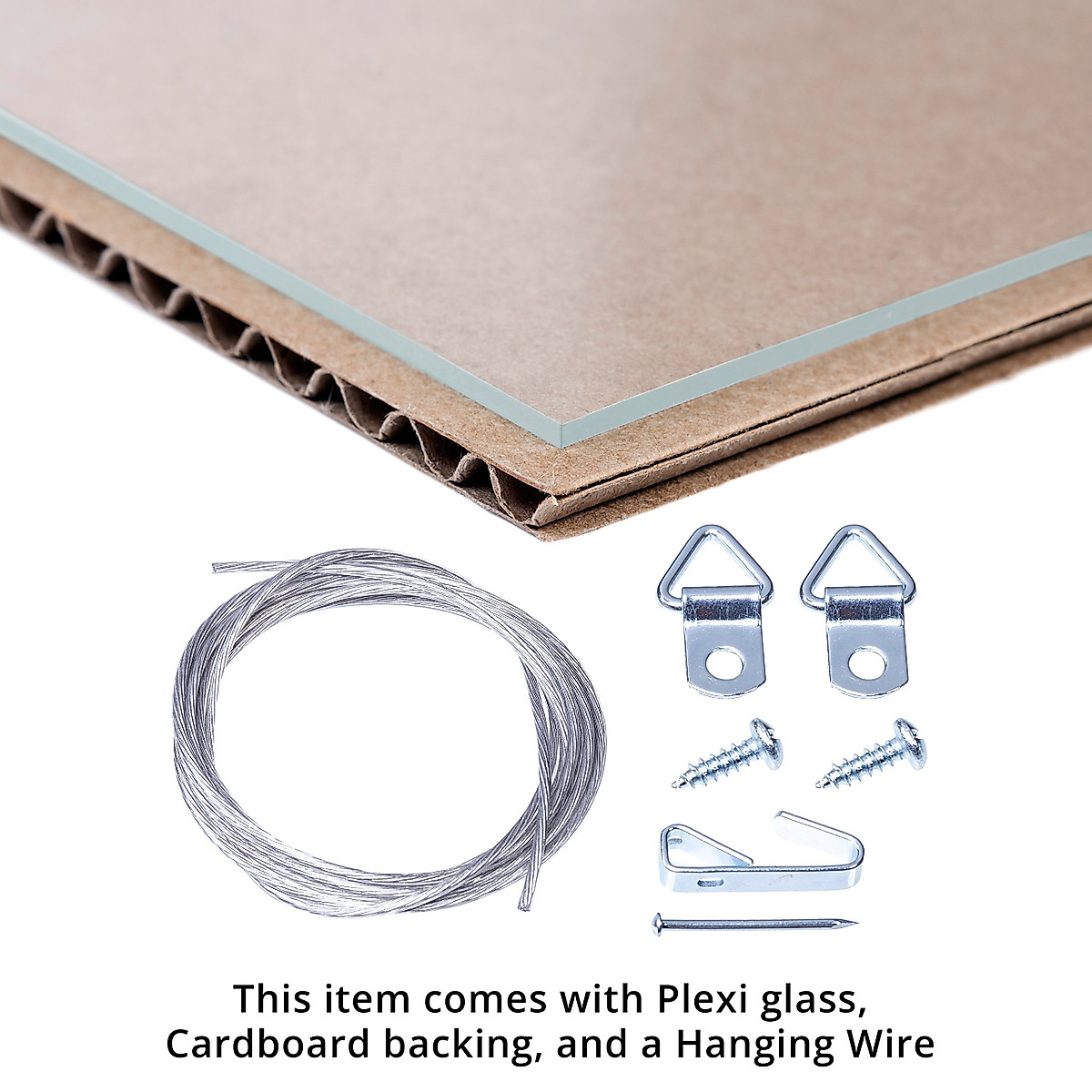 ArtToFrames Collage Photo Frame Double Mat with 1 - 11x17 Openings and Satin Black Frame