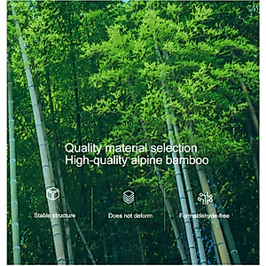 Oversized Rocking Chair,Adjustable Rocking Chair,Outdoor Patio Rocking Chair with Headrest Pillow and Foot Massage Board,Load-Bearing 180KG Comfort Bamboo Loungers Deck Chair Patio Pool Garden Chair (