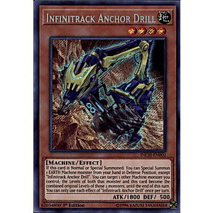 Yu-Gi-Oh! - Infinitrack Anchor Drill - INCH-EN002 - Secret Rare - 1st Edition - Infinity Chasers