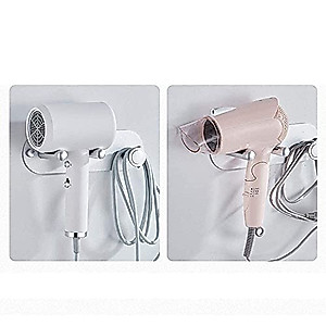 WANLIAN Hair Dryer Holder Wall Mount, Bathroom Hair Care Styling Tools Organizer Hanger,Bathroom Storage Rack