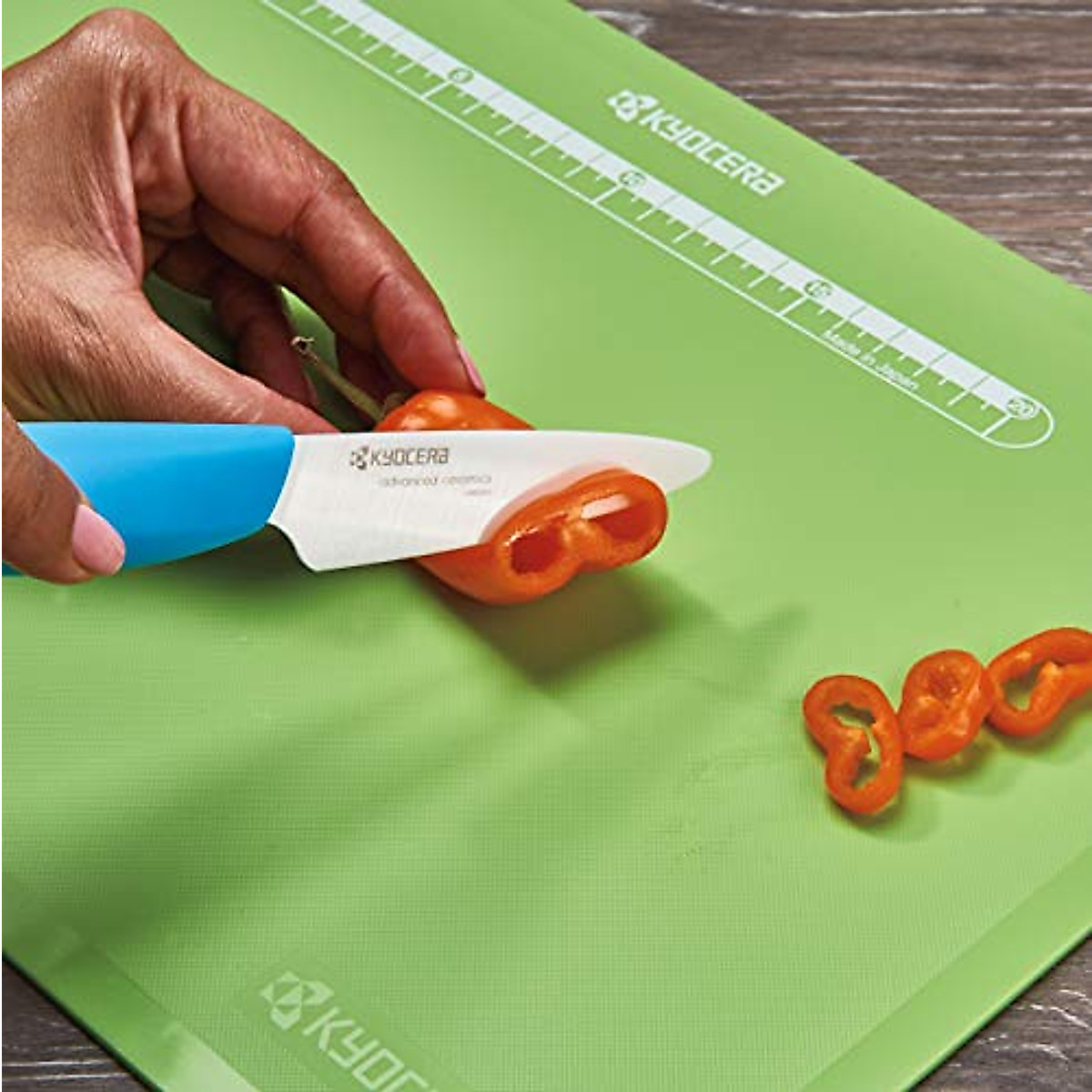 Kyocera Advanced Flexible Cutting Mat, 14.5-inch by 9.8-inch by 0.1-inch, Green